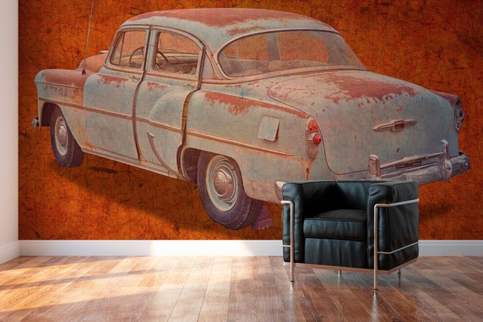 Carta da parati vecchia macchina - Meraviglia old car - Rizzardi Colori