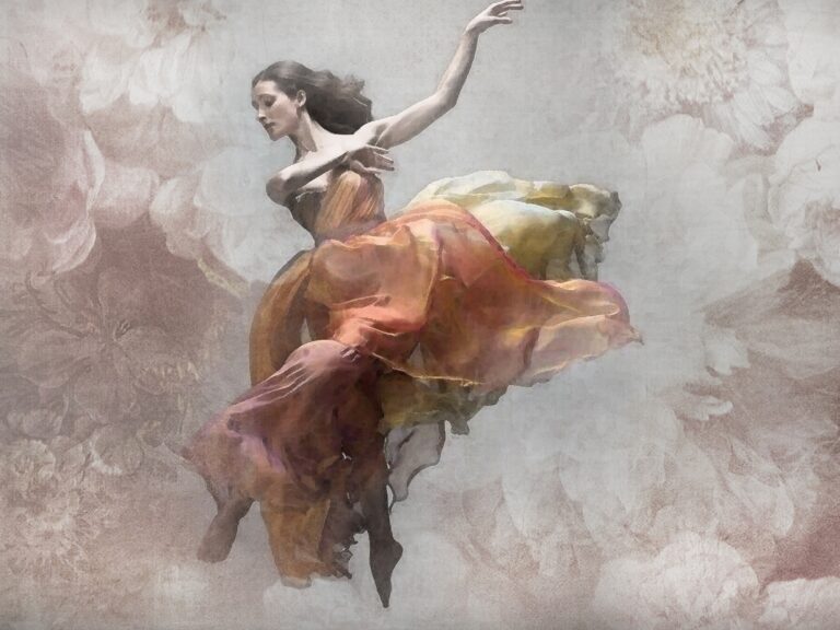 Carta da parati dipinto danze - Rizzardi Colori